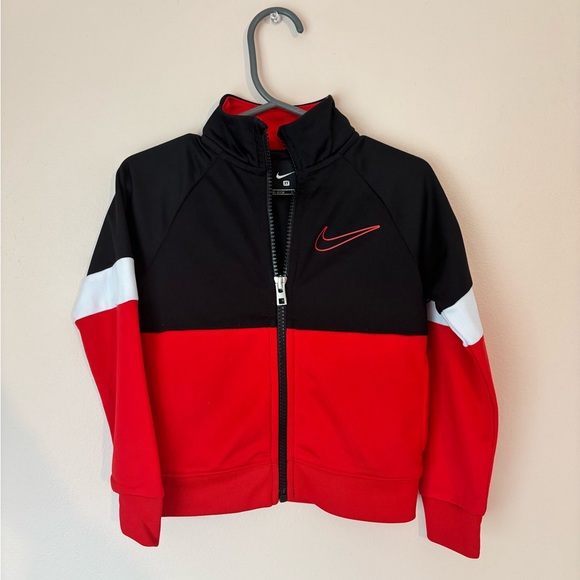 Nike | Matching Sets | Nike Red And Black Matching Set With High Collar ...